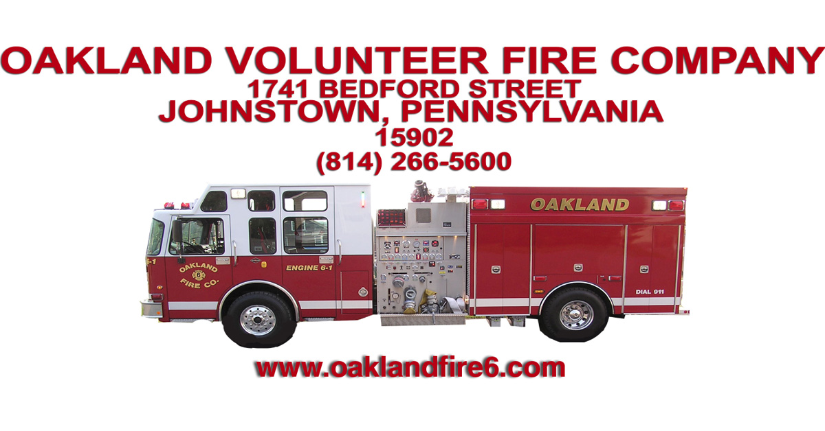 Contact and Station Location · Oakland Volunteer Fire Company